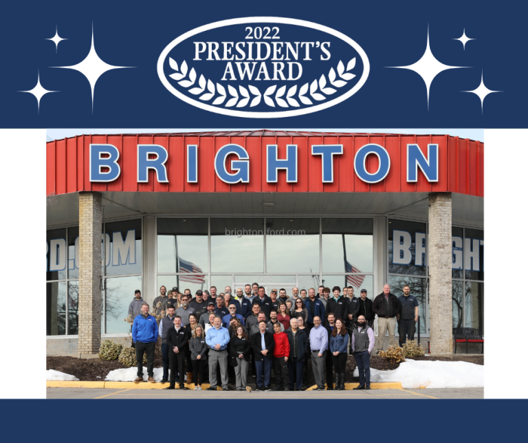Brighton Ford Wins the 2022 President’s Award – Brighton Ford, Inc. Blog